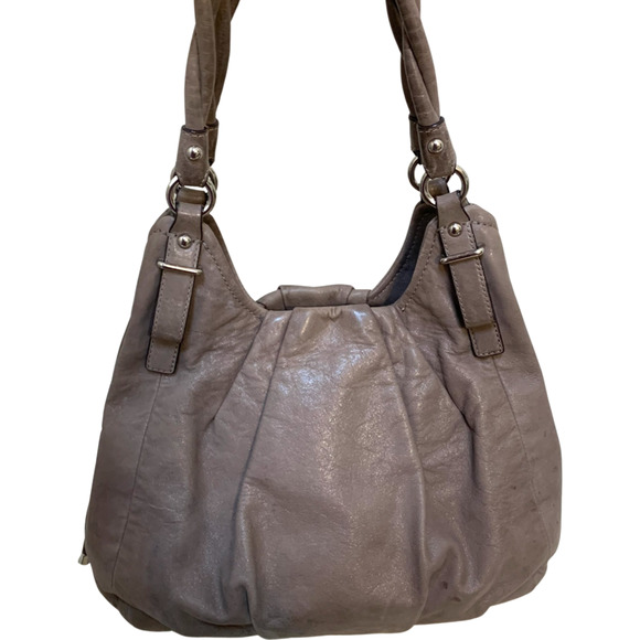 Coach | Bags | Coach Madison Twisted Handles Maggie Triple Entry Hobo ...